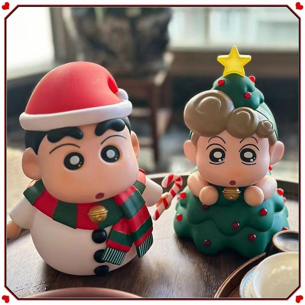 Crayon Shin-Chan Christmas Snowman Christmas Tree Shin-Chan Himawari ...