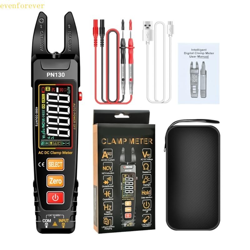 EV Professional Digital Clamp Meter with Easy to Read Display Small ...