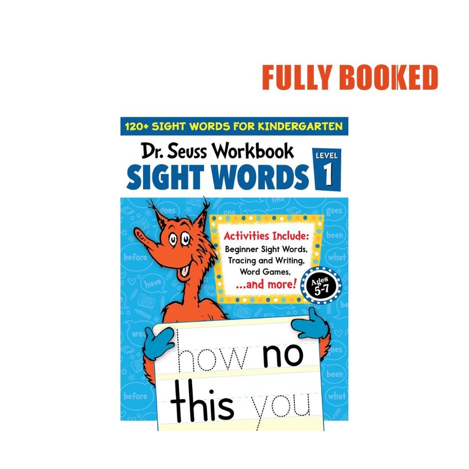 Dr. Seuss Workbook Sight Words, Level 1 (Paperback) by Dr. Seuss ...