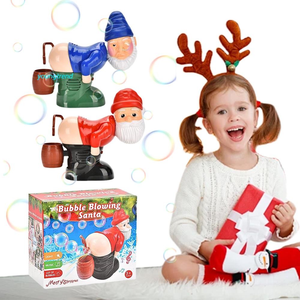 Santa Claus Bubble Machine Automatic Fart Bubble Blower Toy for ...