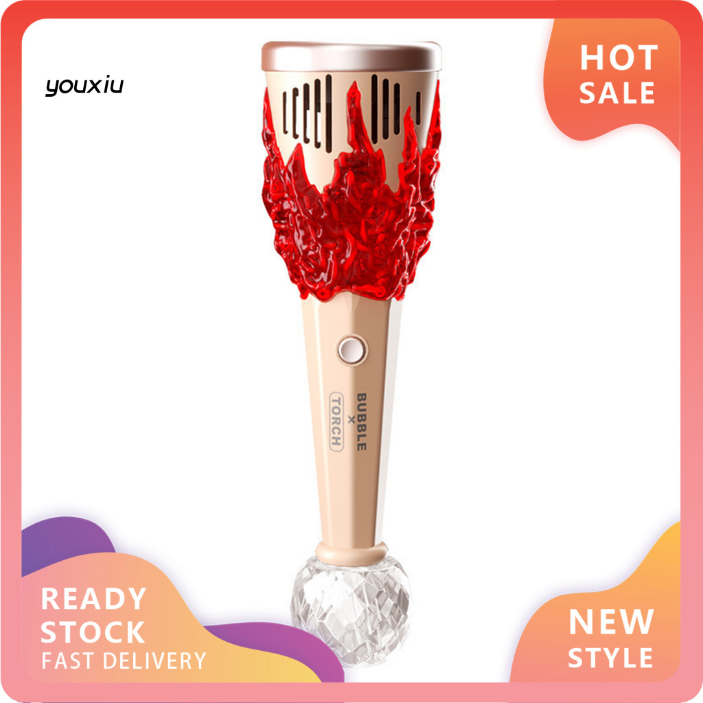 YX Fairy Tale Bubble Maker Bubble Machine for Kids Rechargeable Torch ...