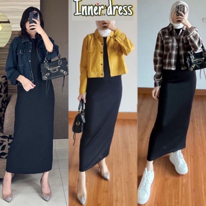 INNER DRESS••Complete sizes up to jumbo M, L, XL, Xxl, 3xl,••Sleeveless ...