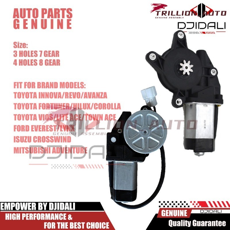 new power window motor replacement 3 holes 7 gear for and 4 holes 8 ...