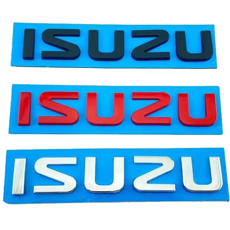 ISUZU letter emblem badge Car stickers for ISUZU D-MAX Rear trunk label ...