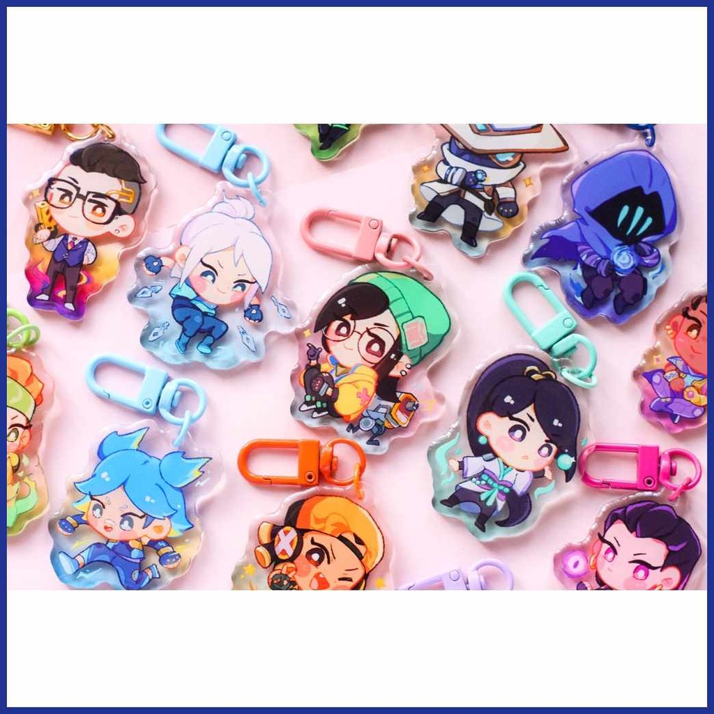 Valorant{D&Agent>p)Buddies)d>Acrylic)K>Keychains | Shopee Philippines