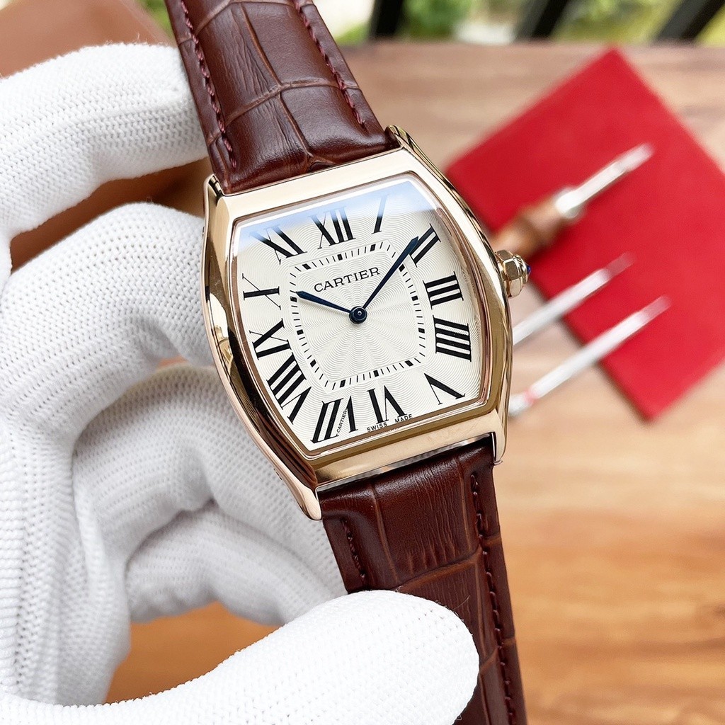 Cartier three-hand design high-end automatic mechanical movement 42mm ...