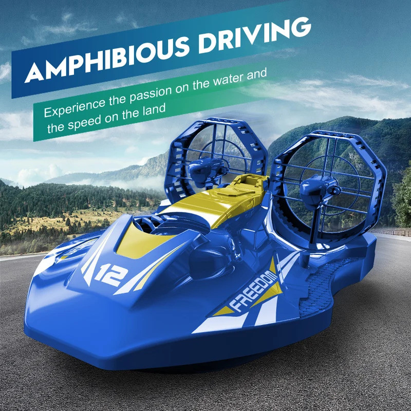 2IN1 Water Land Amphibious Drift RC Car 2.4G 4CH Remote Control Drift ...