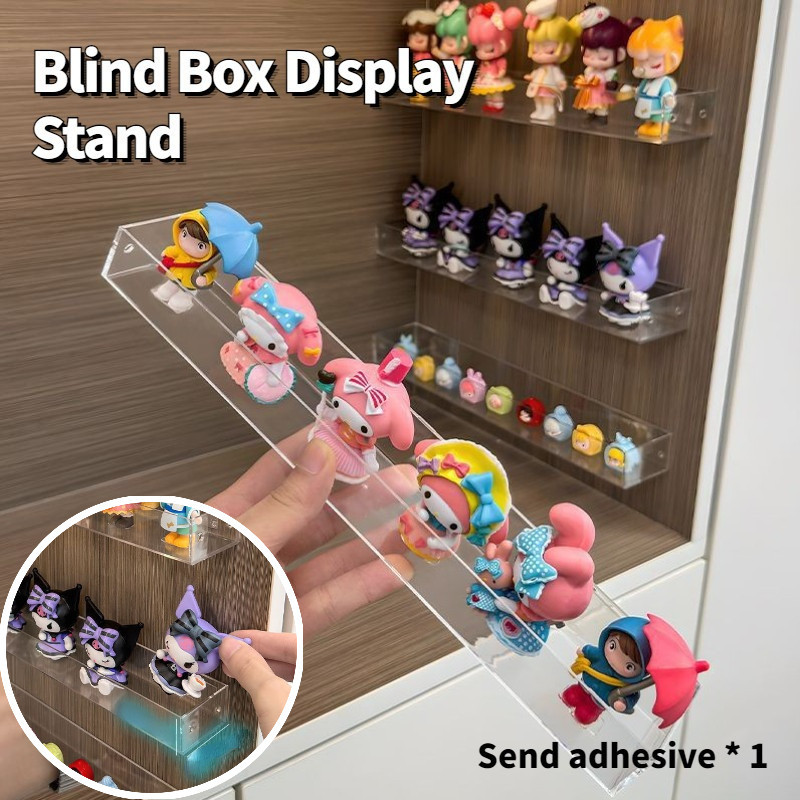 Acrylic Wall Mounted Blind Box Display Stand Doll Toy Display Stand ...