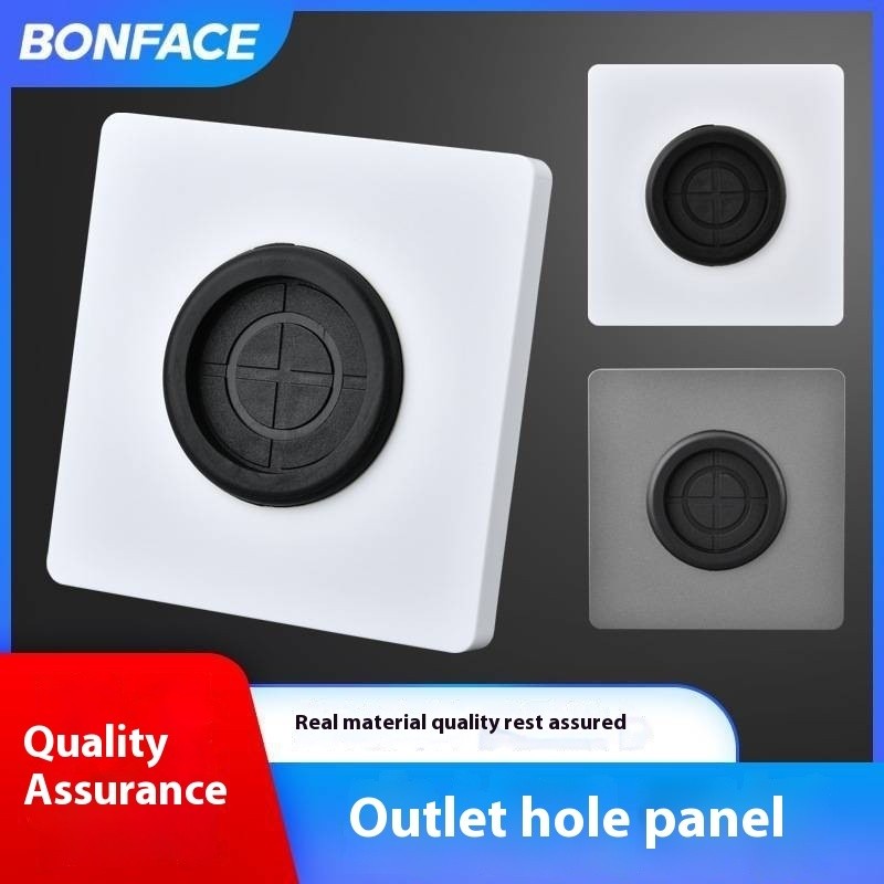 Blank Panel with Outlet Hole Decoration Cover Plate Type 86 Threading ...