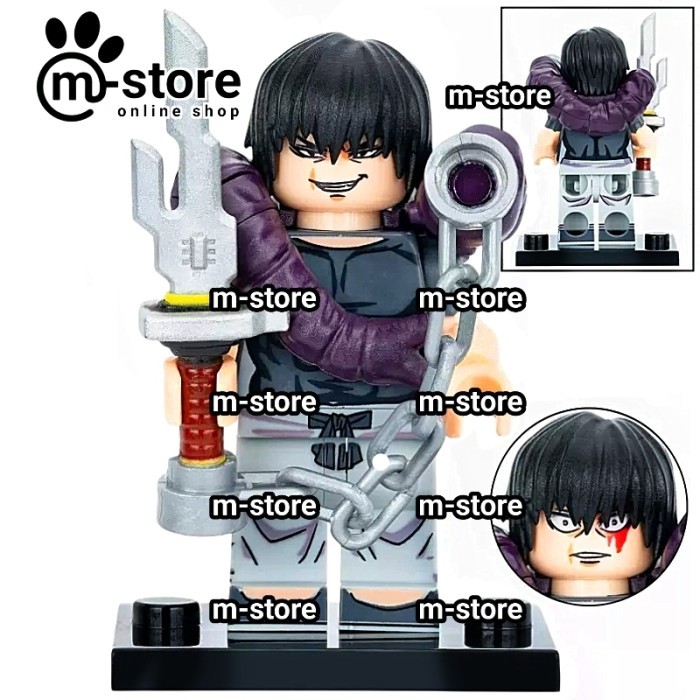 Brick jujutsu kaisen toji fushiguro mini toy figure | Shopee Philippines