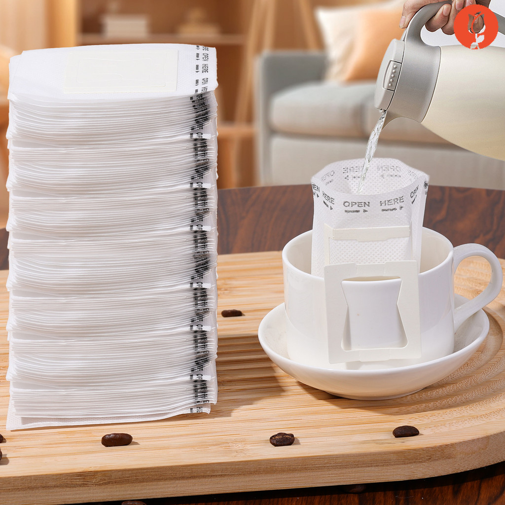 Drip Coffee Filters Bag Hanging Ear Paper Brew Coffee and Tea Set ...