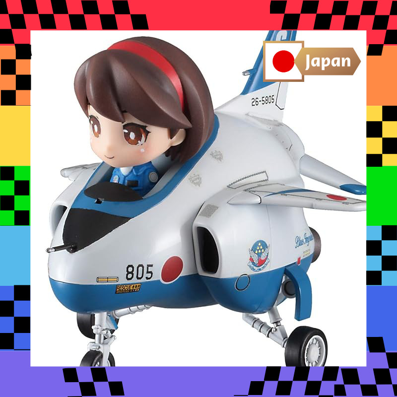 Hasegawa Deformed Tamago Girls No.01 Hazumi Rei w/T-4 Blue Impulse ...
