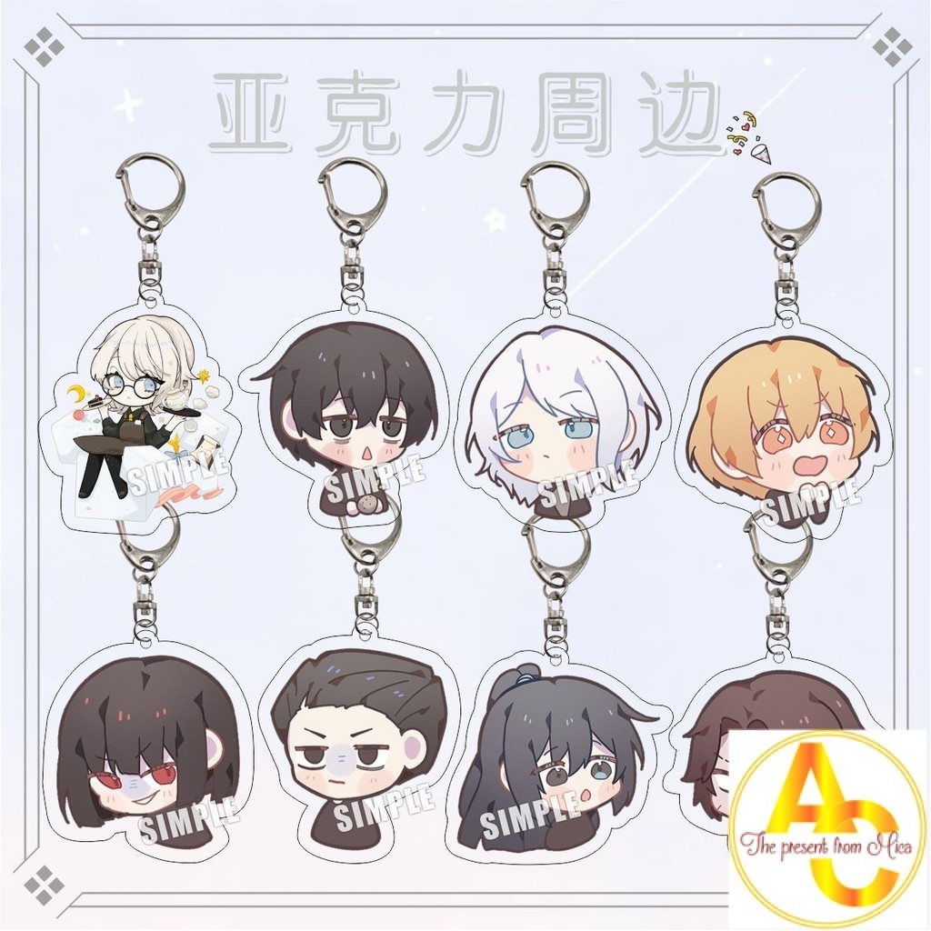 Limbus Company Anime Keychain Lobotomy Corporation Men | Shopee Philippines