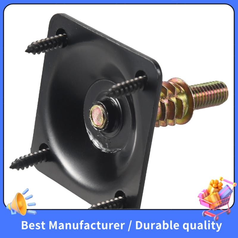 4Pcs/Set Furniture Leg Mounting Plates Sofa Leg Attachment Plates M8 ...