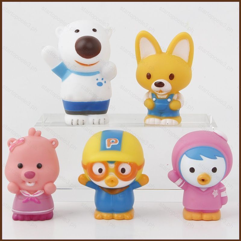 ST3 5pcs Loopy Action Figure Pororo Bobby Model Dolls Toys For Kids ...