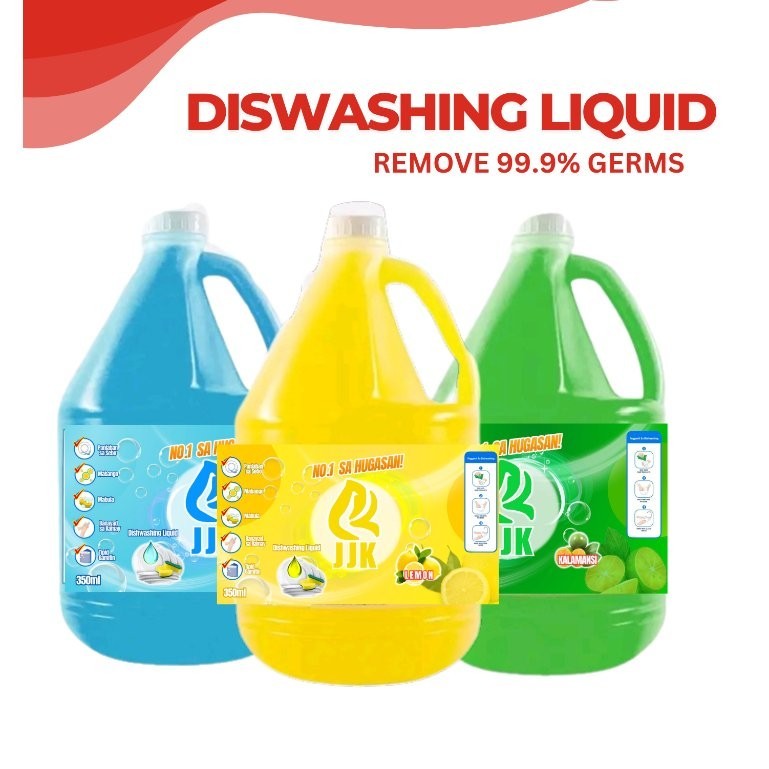 Diswashing liquid JJK (FDA) ORIGINAL/Anti bac, Calamansi,Lemon 1 Gallon ...