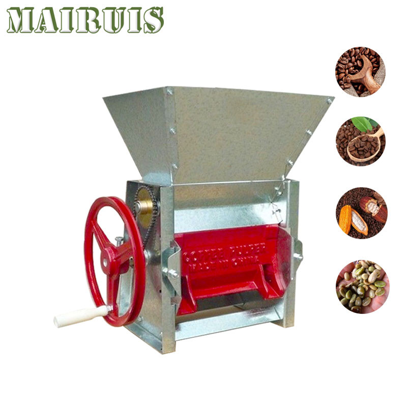 Coffee Bean Pulping Shelling Peeling Machine Wet Fresh Coffee Bean Shucking Pulper Huller ...