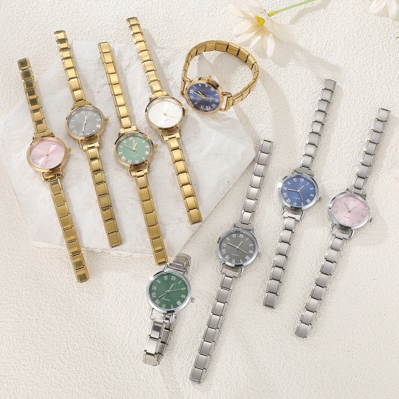 Digital Watch Module Retro Italian Modular Watch Bracelet With 9mm ...