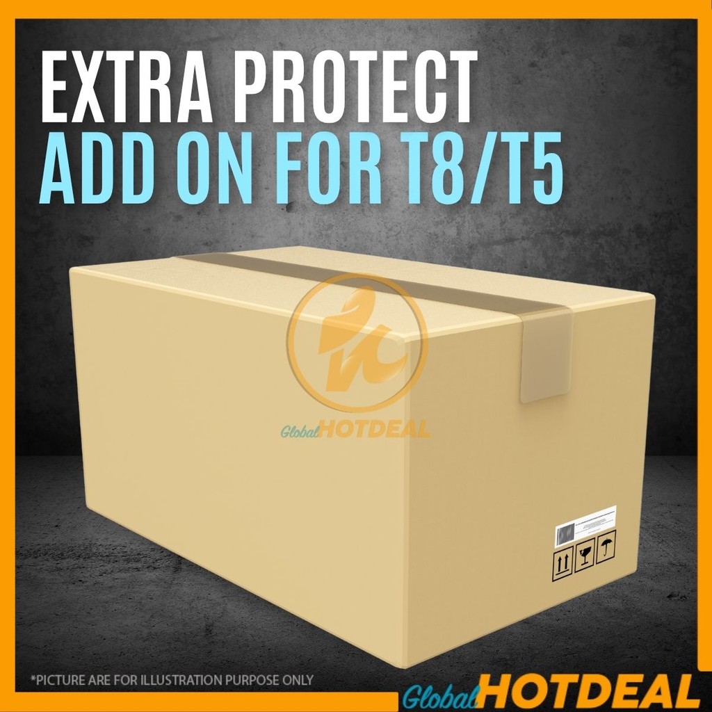 EXTRA Protect Box For T8/T5 Tube Prevent Breakage Add On Kotak Untuk T5 ...