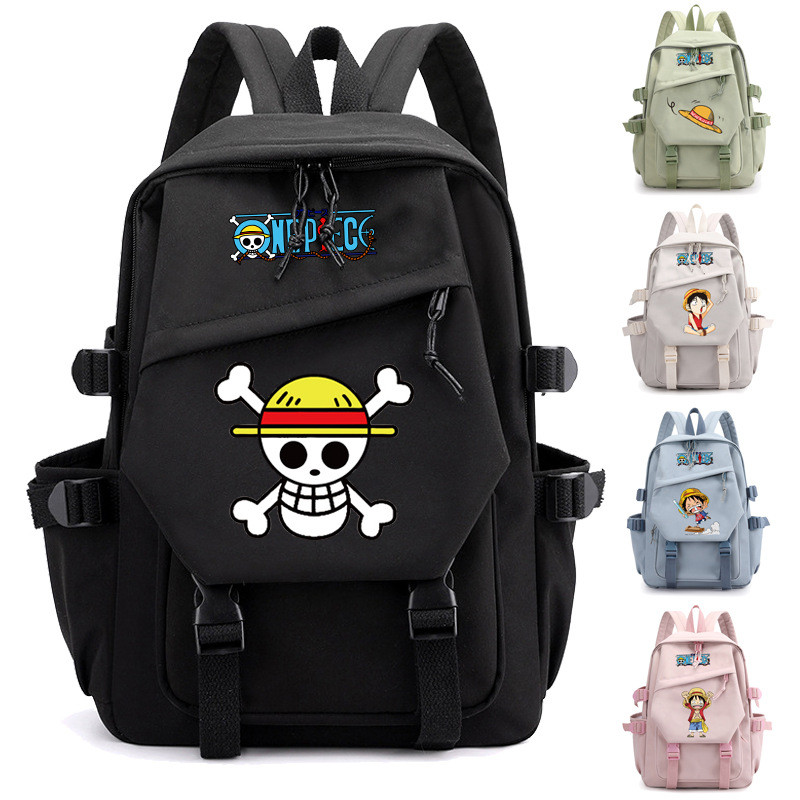 YB3 ONE PIECE Monkey D Luffy Backpack for Student Large Capacity ...