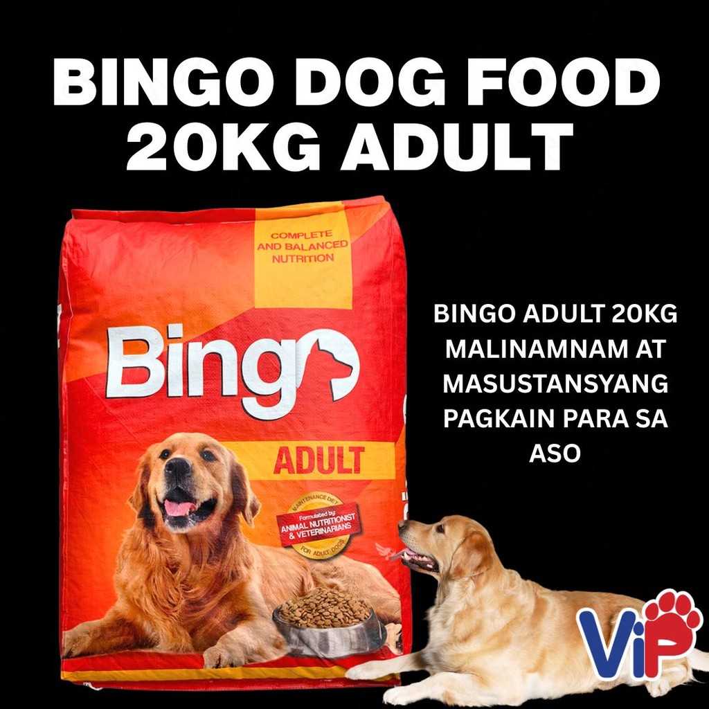 Bingo dog food 20kg adult food bingo Adult Dog Food 20kg of Complete ...