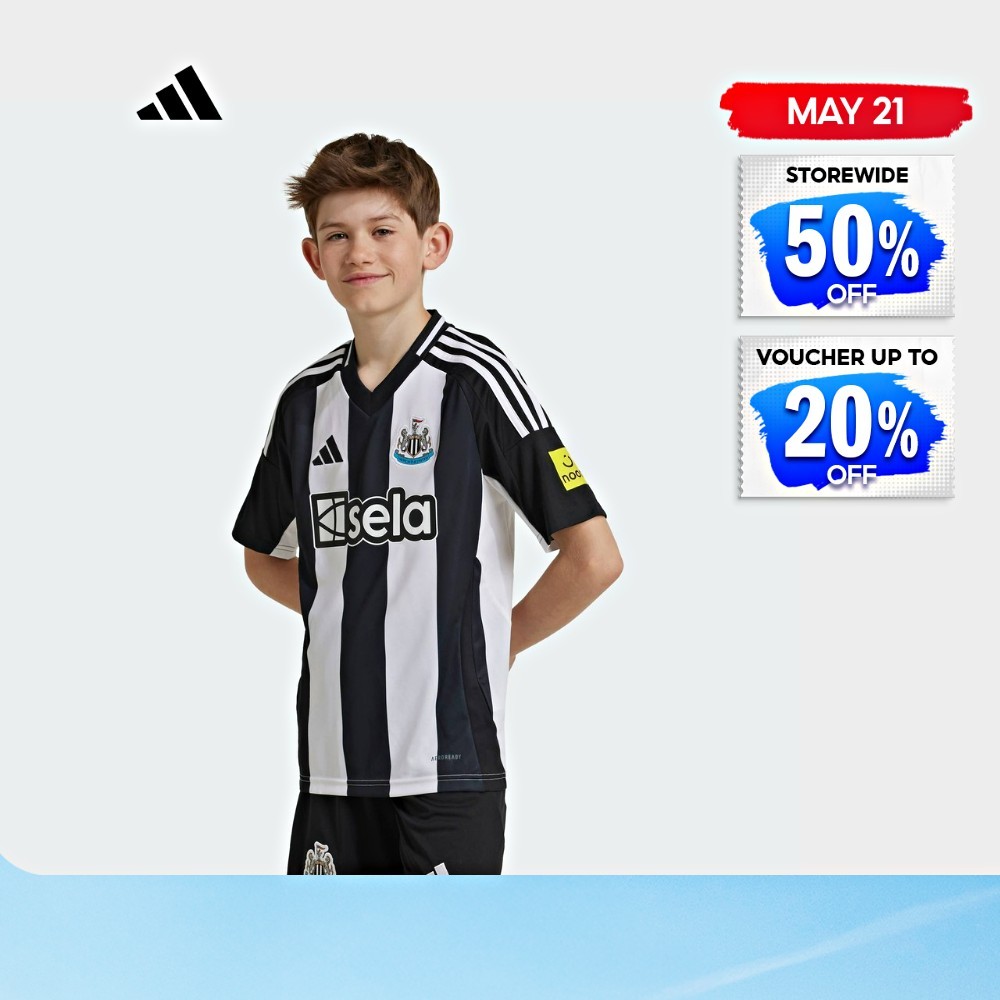 adidas Football Newcastle United FC 24/25 Home Jersey Kids Men Black ...