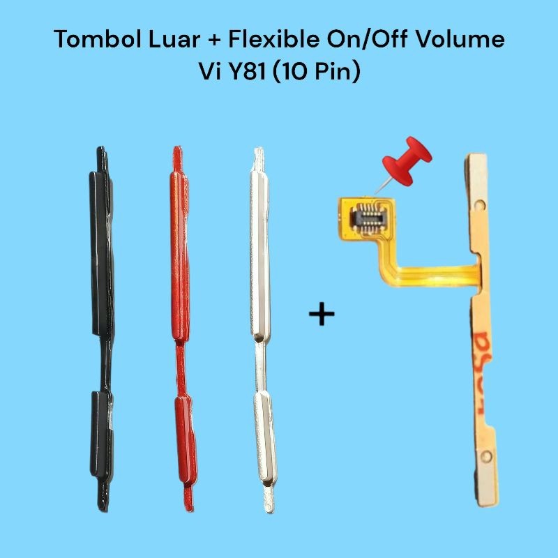 TOMBOL 1 SET Flexible On Off Volume + Outer Button Vivo Y81 Small ...