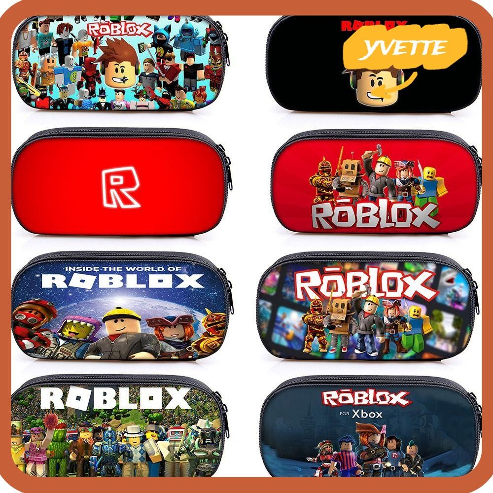YVE Roblox Pen Boxes, Storage Printing Pencil Bag, Single Layer ...