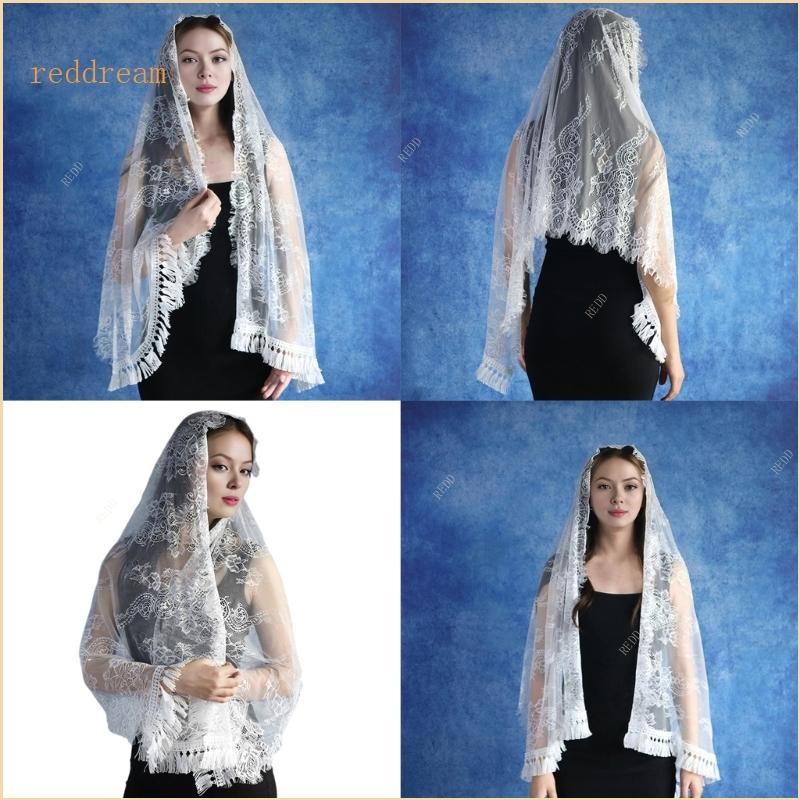 REDD Latin Mass Headscarf Veil for Women Catholic Church Mantilla Veil ...