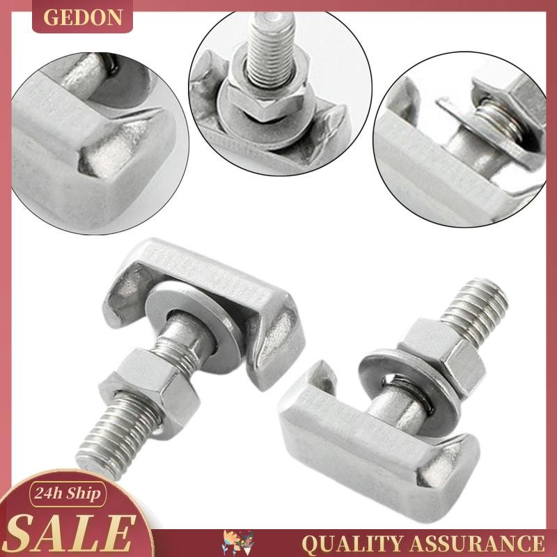 [Gedon] 2x Battery T Bolt Terminal Clamp M6*22mm Battery Terminal ...