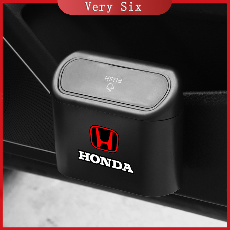 Portable Mini Flip Lid Car Trash Can for Toyota/Honda Car Hanging Trash ...