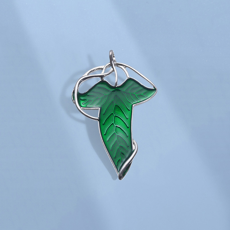 The Lord of The Rings Brooch Movie Elf Leaf Pin Lapel Badges Metal Pins ...