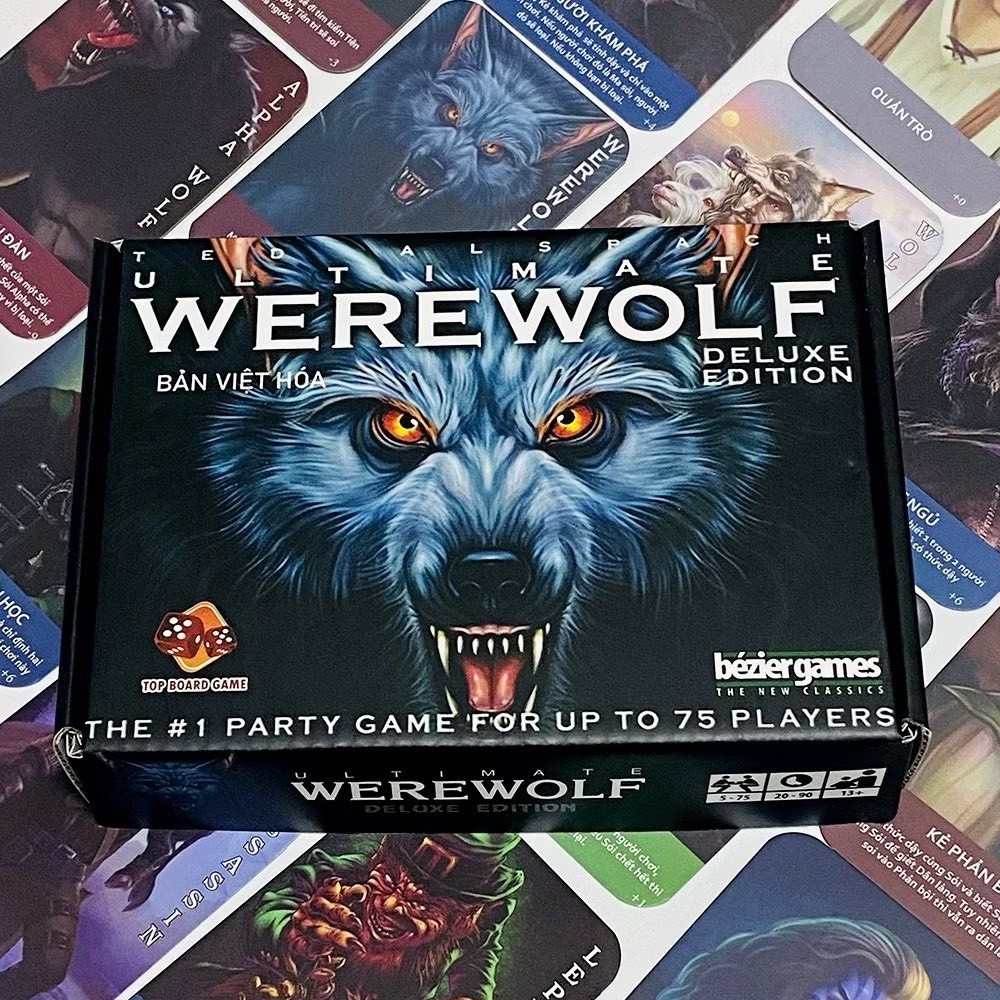 Deluxe Edition Werewolf Card Set Full of Characters, Fun Board Game for ...