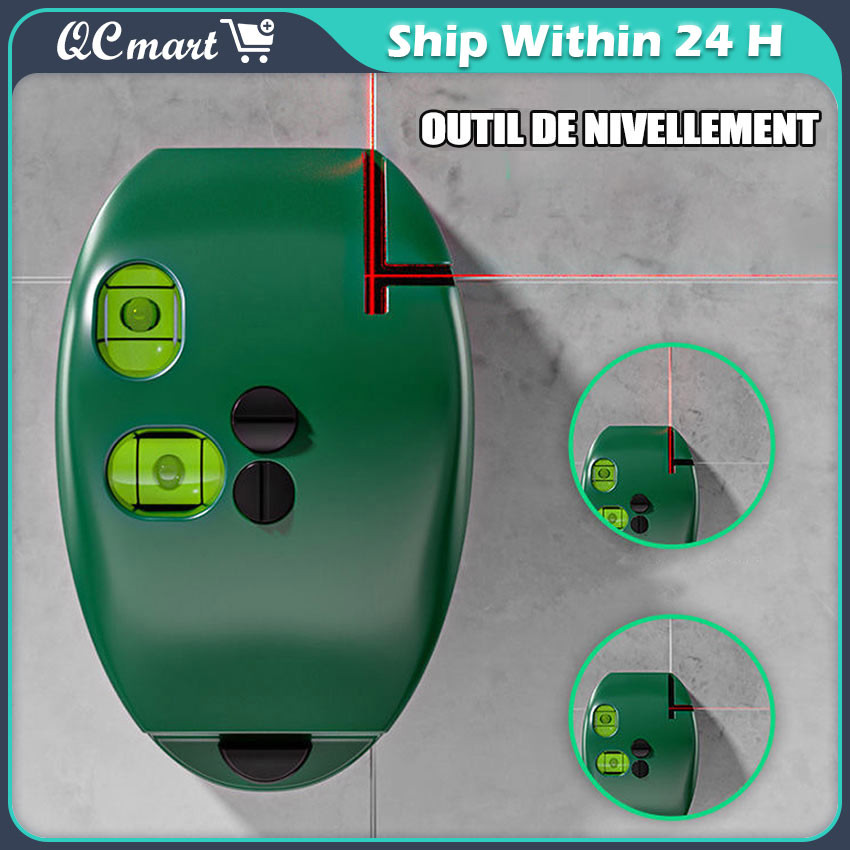 【Fast Shipment】 Right-Angle Infrared Laser Level, Mouse Type Ground ...