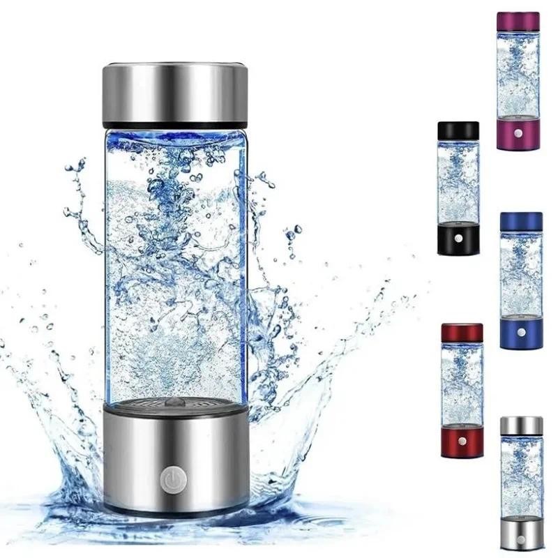 420ml Hydrogen-Rich Water Cup Electric Hydrogen Rich Water Generator Bottle Titanium Quality ...