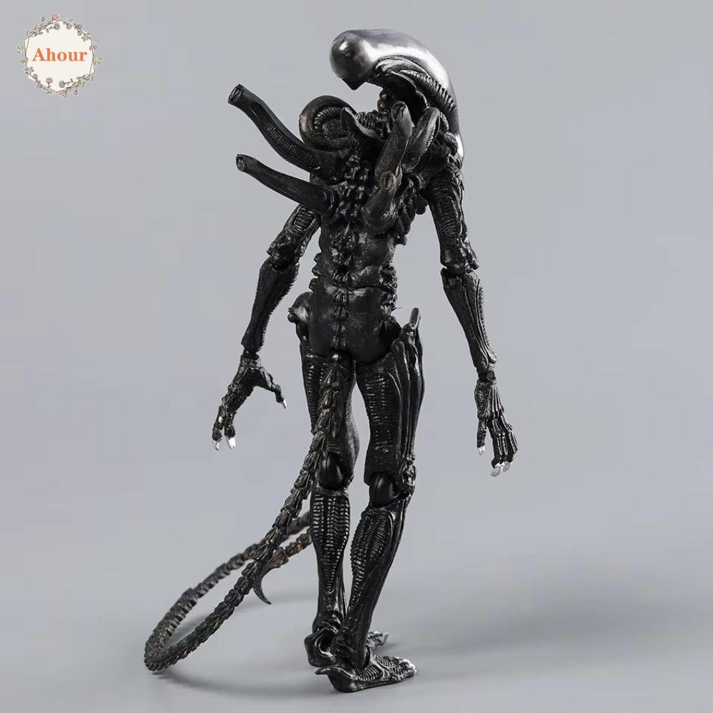 AHOUR Alien Action Figures, with Display Stand PVC Alien Figure Toy ...