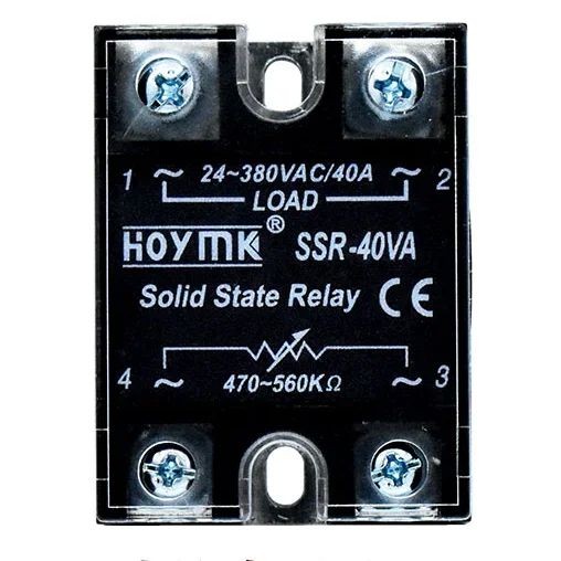 1pcs Single-phase Resistive Voltage Regulator VA SSR-10 25 40 60 80 100 120A Solid-state Rely ...