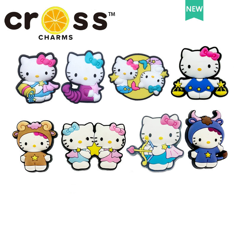 Jibbitz cross charms Shoe Buckle Hole Shoes Accessories hello kitty ...