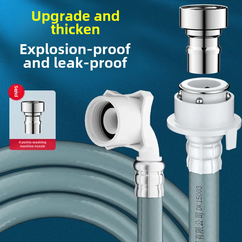 Automatic Washing Machine Inlet Pipe Lengthened Connector Water Supply ...