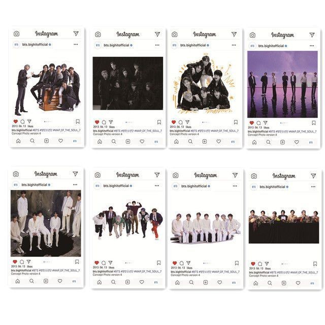 BTS Photocard Transparent Mini Card | K-pop Idol Support & Ita Bag Display | Shopee Philippines