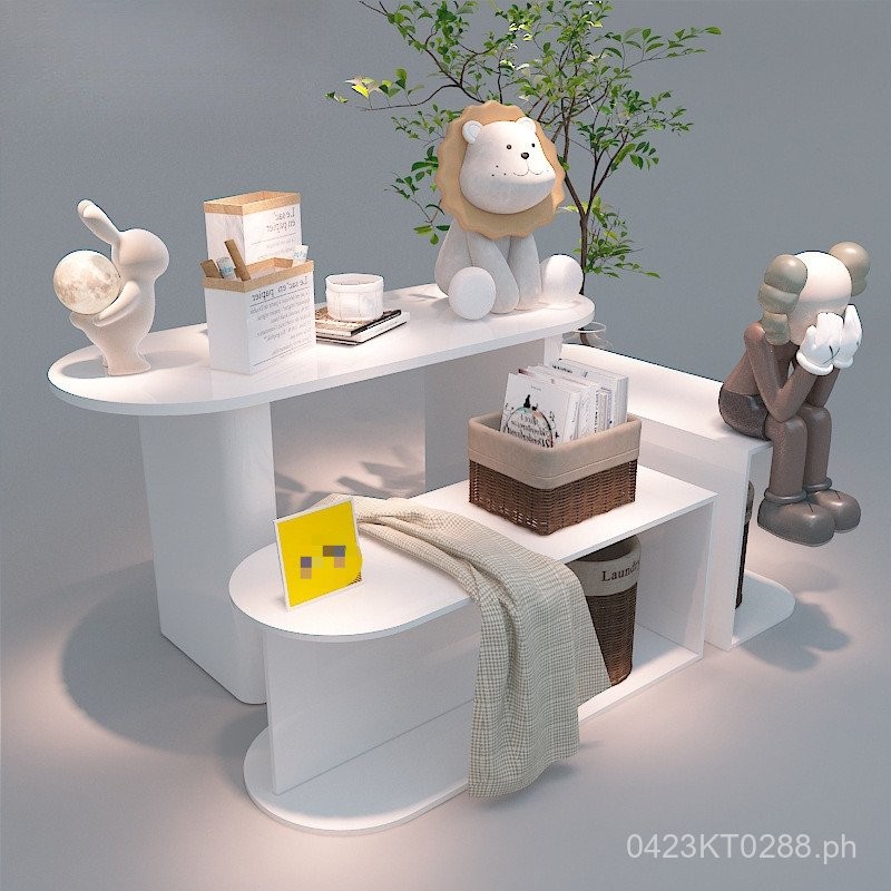 Clothing Store Island Display Table Flowing Table Product Display Table ...