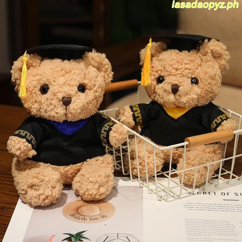 JOJO CASTLE New Graduation Teddy Bear 25cm Kawaii Doctor Bear Plush Toy ...