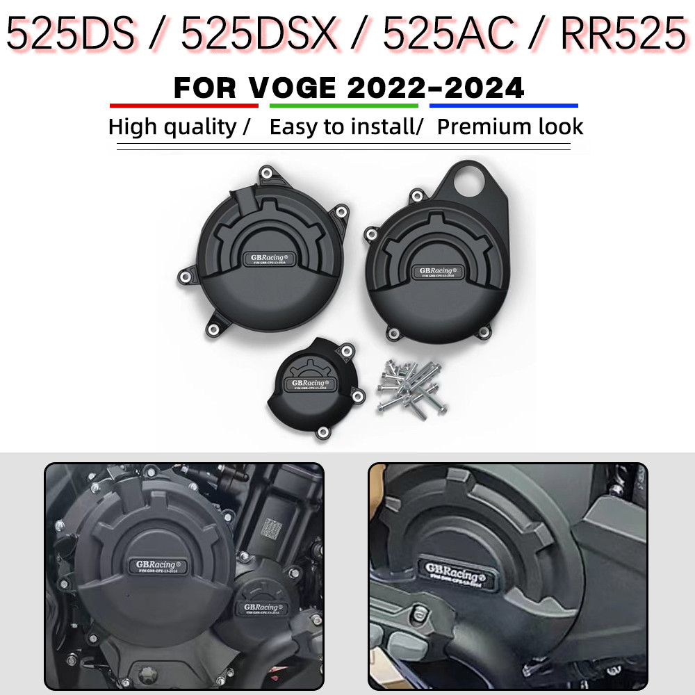 Motorcycles Engine cover Protection case For VOGE MOTO 525DS / X 525AC 2022-2023 RR525 2023-2024 ...