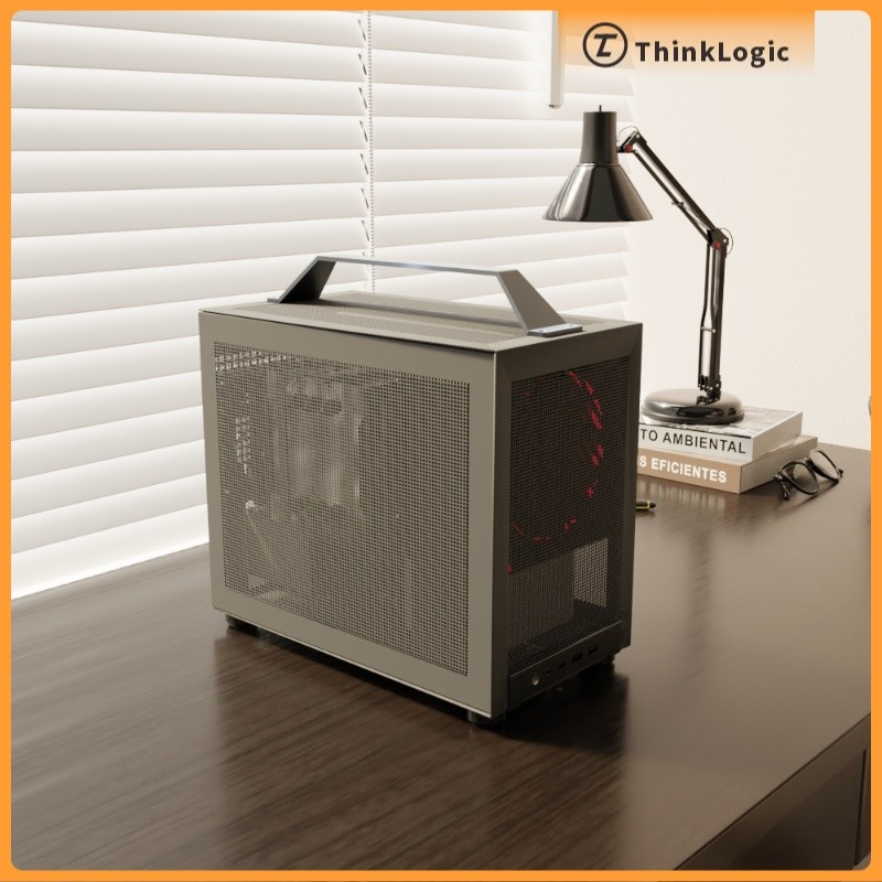 ALLA M200 MATX Case Handle Portable Mini Compact ITX Anti-dust Mesh ...