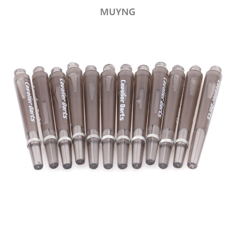 12pcs/lot Outdoor Sports Plastic Transparent Dart Shafts Rod Stems ...