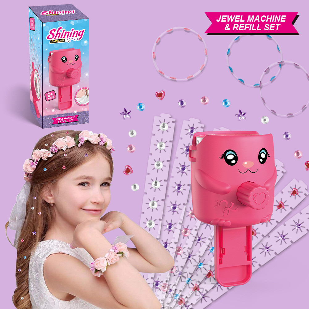 blingbling Nail rig children girls play house hair accessories attach ...