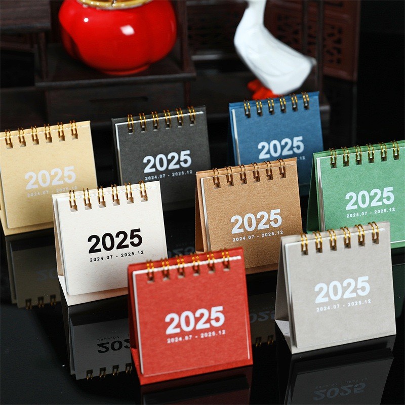 !! mini calendar 2025 Multi-Colored Pastels Are Very Cute. Small ...
