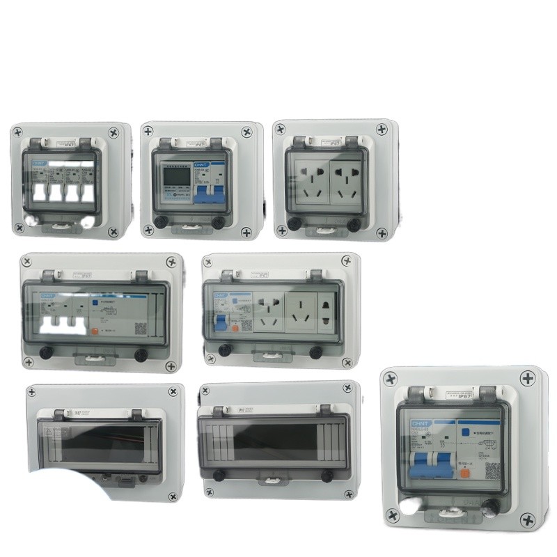 COD☆Outdoor rainproof distribution box circuit breaker empty switch box ...