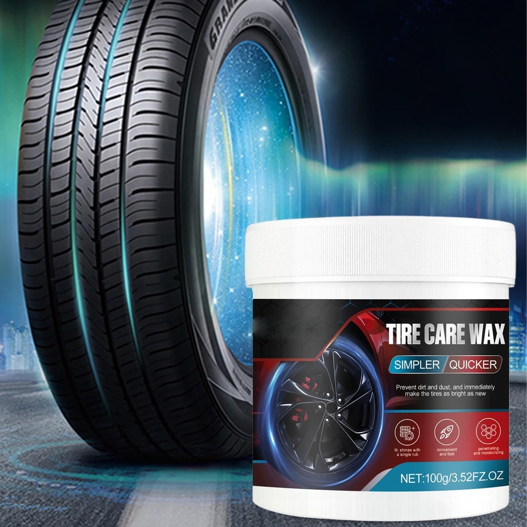 Tire Polishing Wax Long Lasting Protection Tire Aging Anti Fouling Car ...