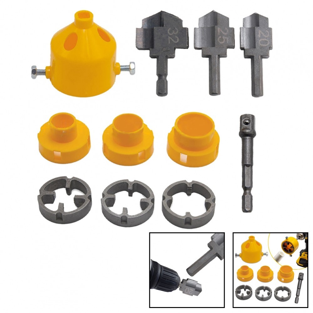 PPR Drill Bit with PVC Pipe Threader Water Pipe Expansion Drill Punch ... PPR Drill Bit with PVC Pipe Threader Water Pipe Expansion Drill Punch ...